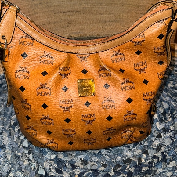 MCM | Bags | Mcm Cognac Hoboshoulder Bag W Lock 2 Keysrare | Poshmark